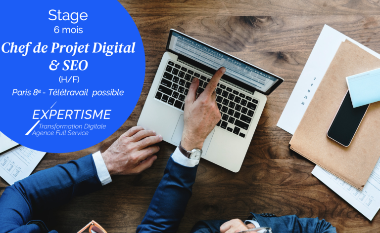 STAGIAIRE CHEF DE PROJET DIGITAL & SEO H/F - Expertisme, Paris